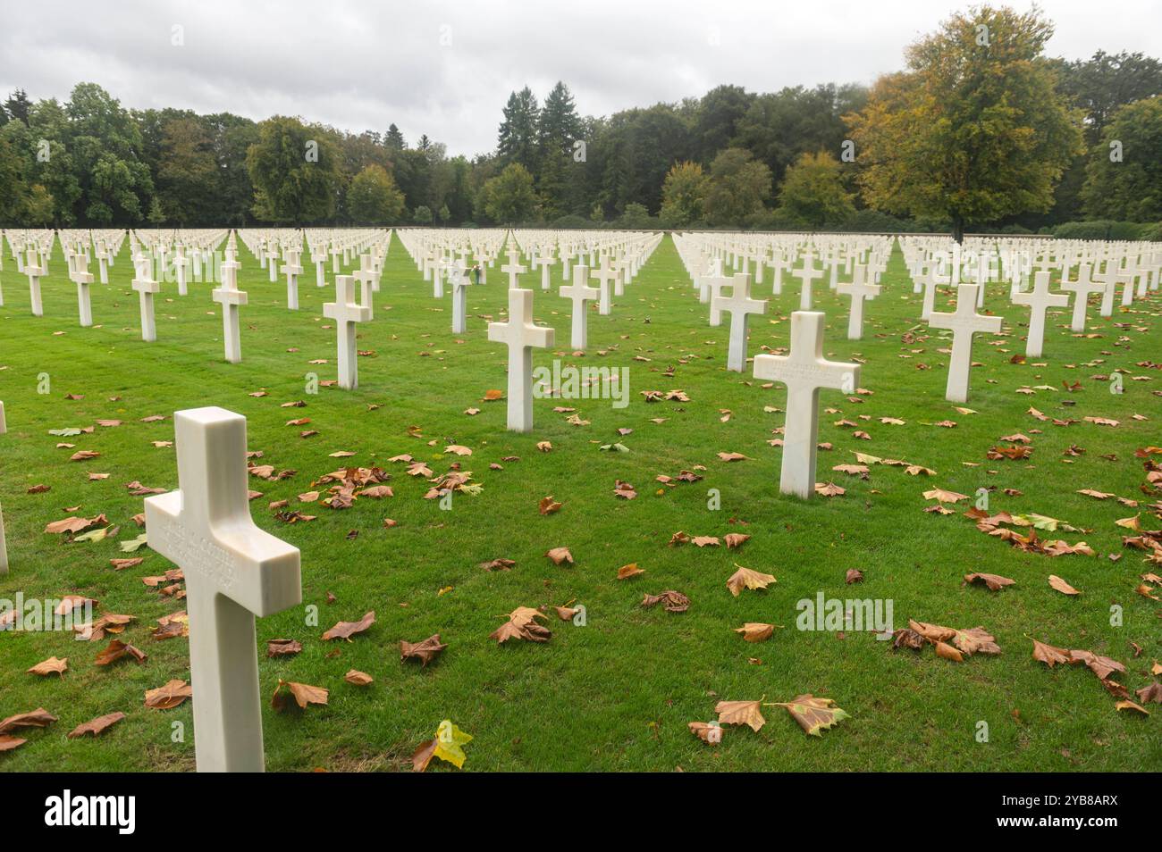 Epinal Vosges France 26th September 2024. Epinal American Cemetery and ...