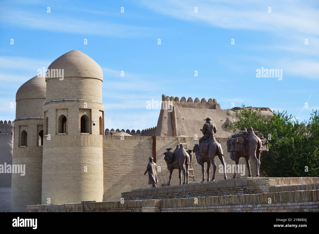 Khiva, Uzbekistan - Sept 15, 2024: The sculptural composition of ...