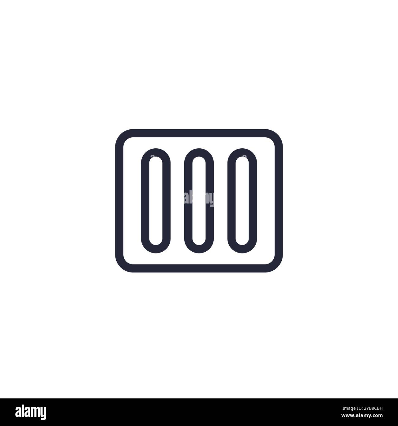 Water drainage grate Stock Vector Images - Alamy