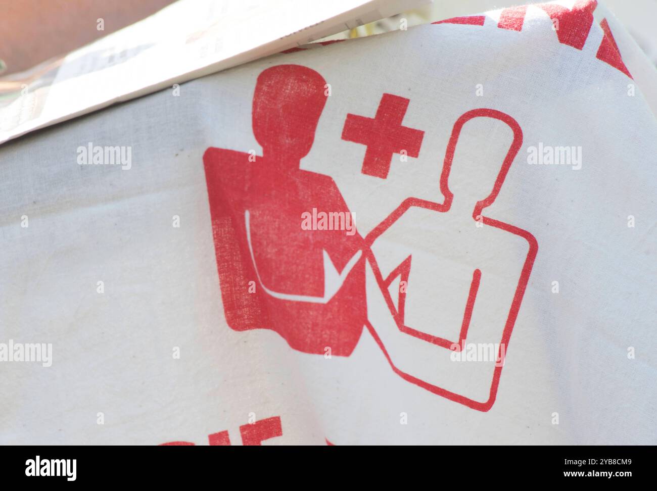 red cross logo or symbol, humanitarian movement to protect human life ...