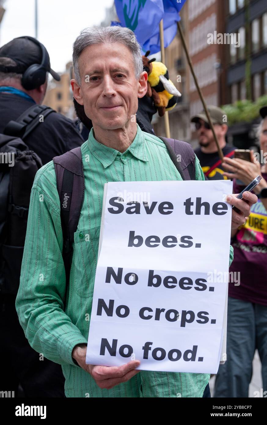 London, UK. 22nd June 2024. Human rights activist Peter Tatchell at the ...