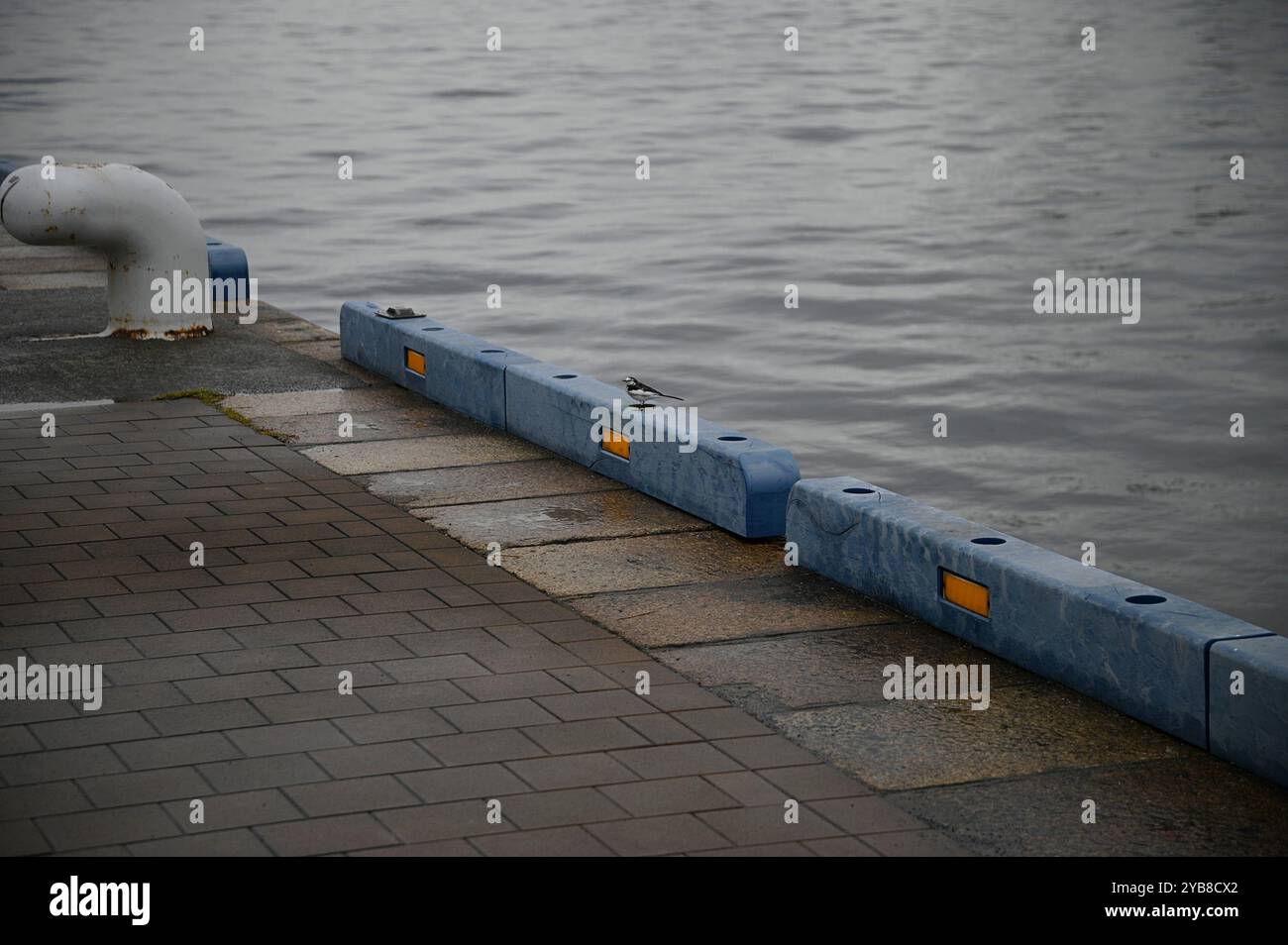 Landscape with dockside view at the maritime Port of Kōbe in the ...