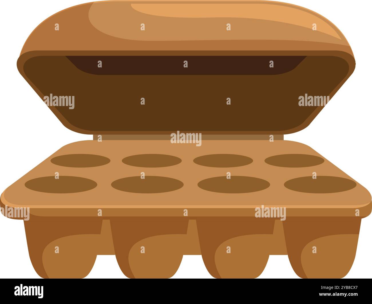Open box carton made Cut Out Stock Images & Pictures - Alamy