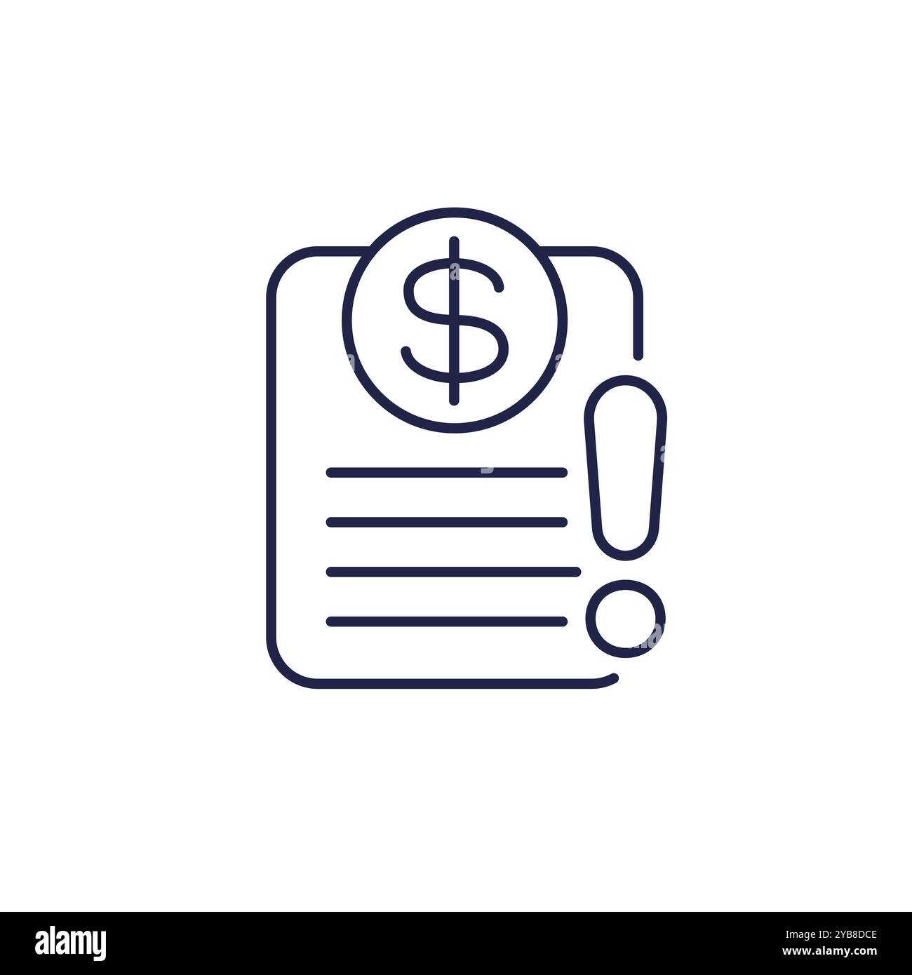 Declined receipt Stock Vector Images - Alamy