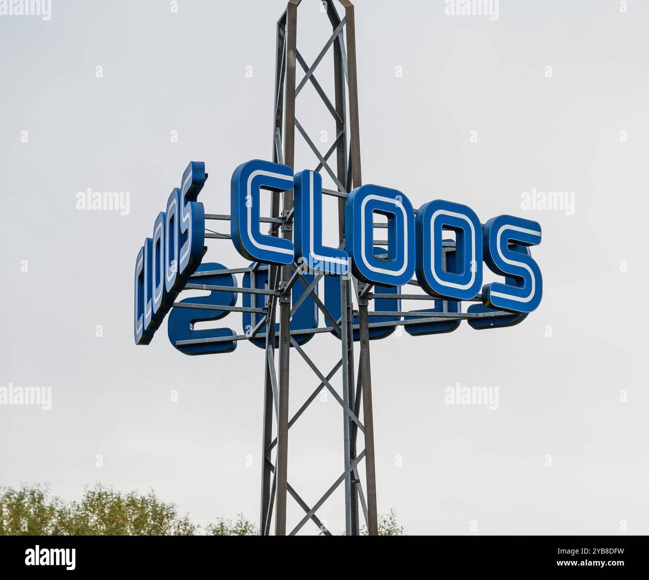 Logo of the Cloos company in welding technology in Tienen, Flemish ...