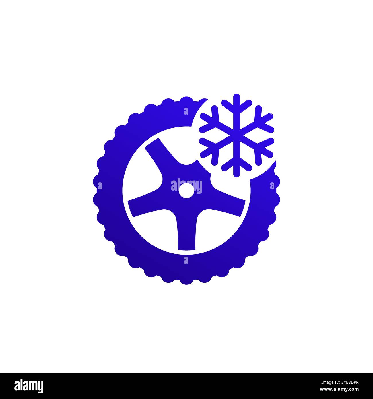 Winter car tires service Stock Vector Images - Alamy