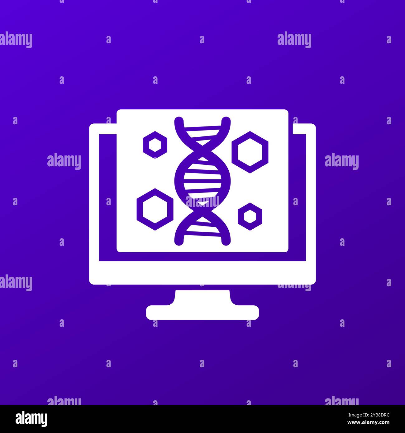 Dna research genetics science Stock Vector Images - Alamy