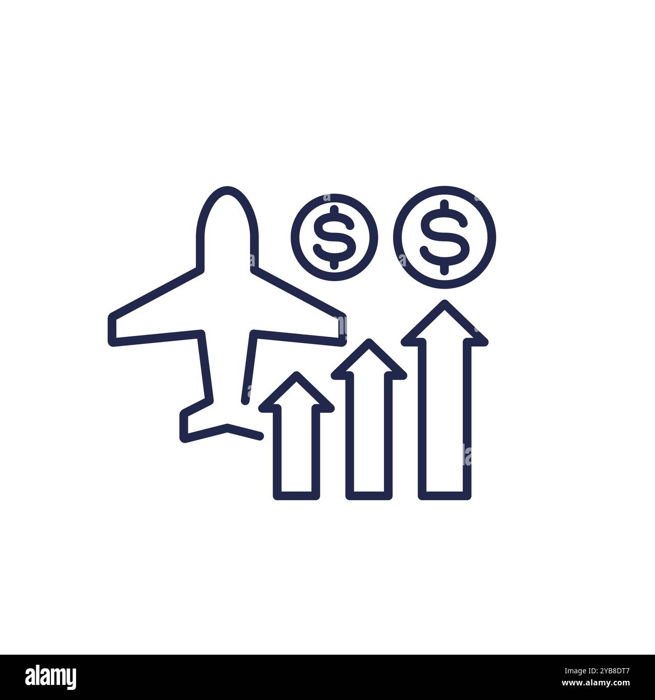 Airfare Stock Vector Images - Alamy