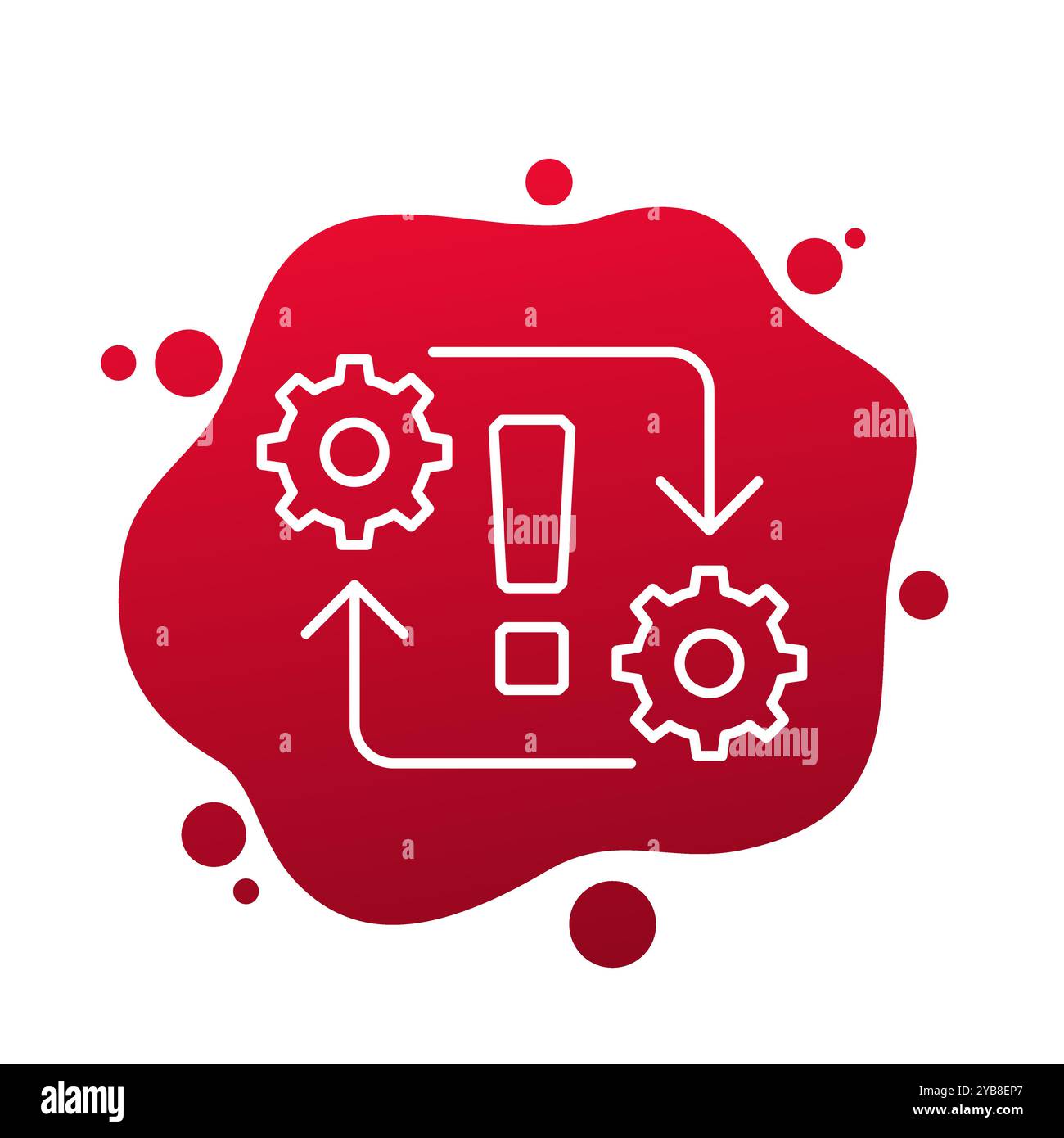 System fault icon hi-res stock photography and images - Alamy