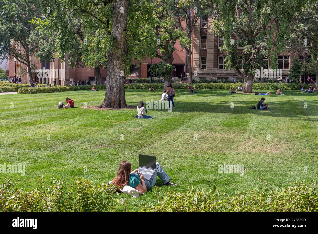 MINNEAPOLIS, MN, USA, SEPTEMBER 5, 2024: Unidentified individuals ...