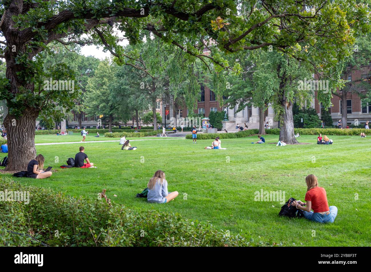 MINNEAPOLIS, MN, USA, SEPTEMBER 5, 2024: Unidentified individuals ...