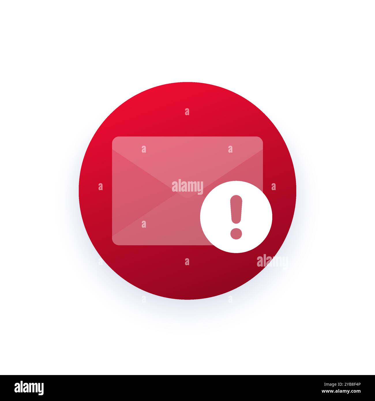 spam icon with an email, vector Stock Vector Image & Art - Alamy