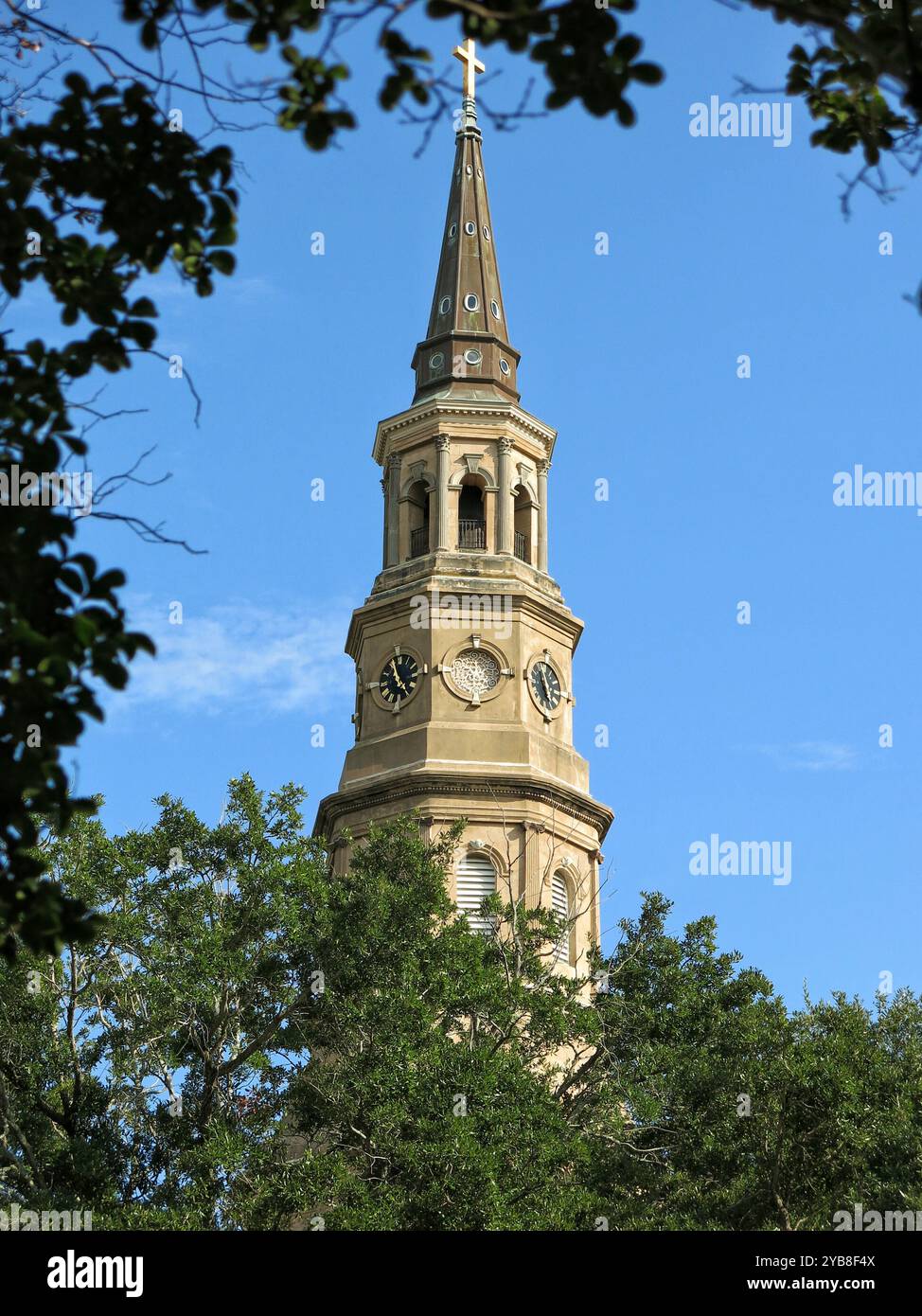 Saint Philips Church Steeple Charleston South Carolina National ...