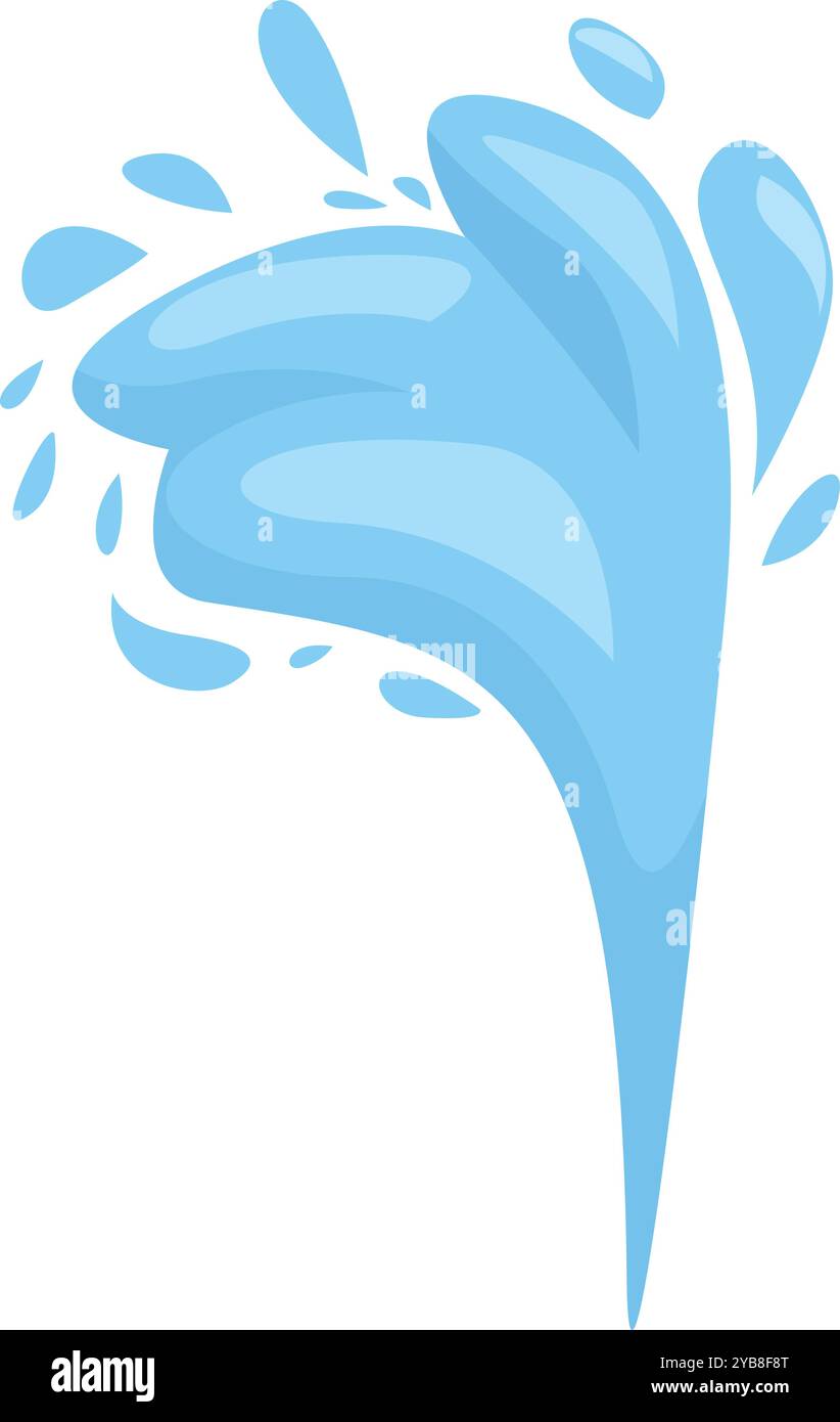 Dynamic splash clean transparent water Stock Vector Images - Alamy