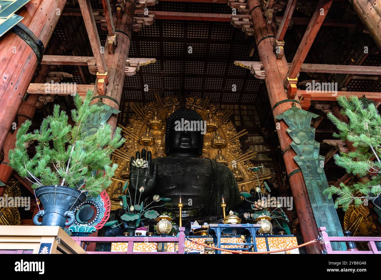 Nara, Japan - August 14, 2024: Todai-ji Temple in Nara. Buddhist temple ...