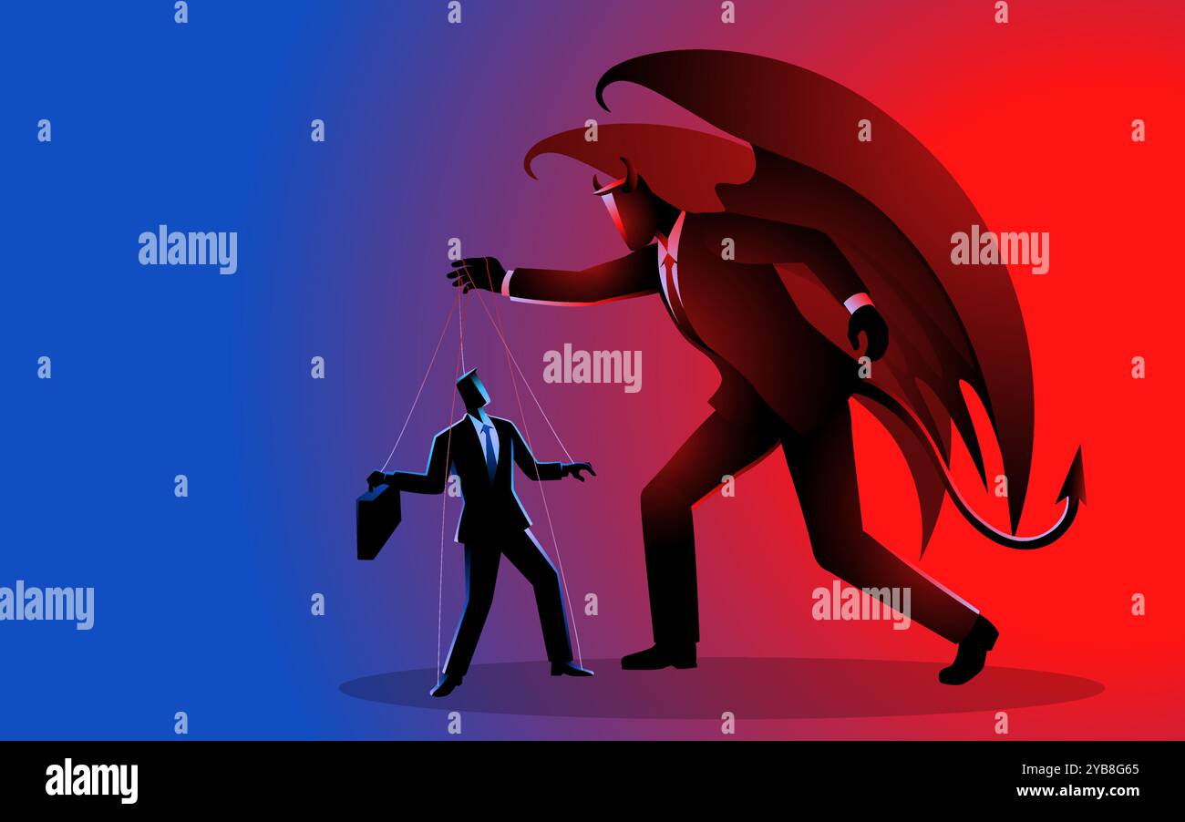 Devil master Stock Vector Images - Alamy
