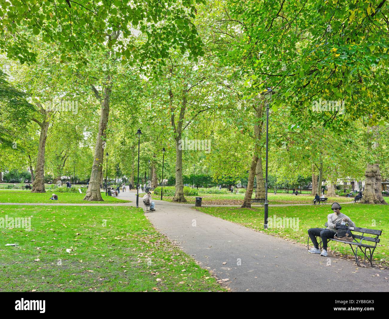 Russell Square Gardens, London, England Stock Photo - Alamy