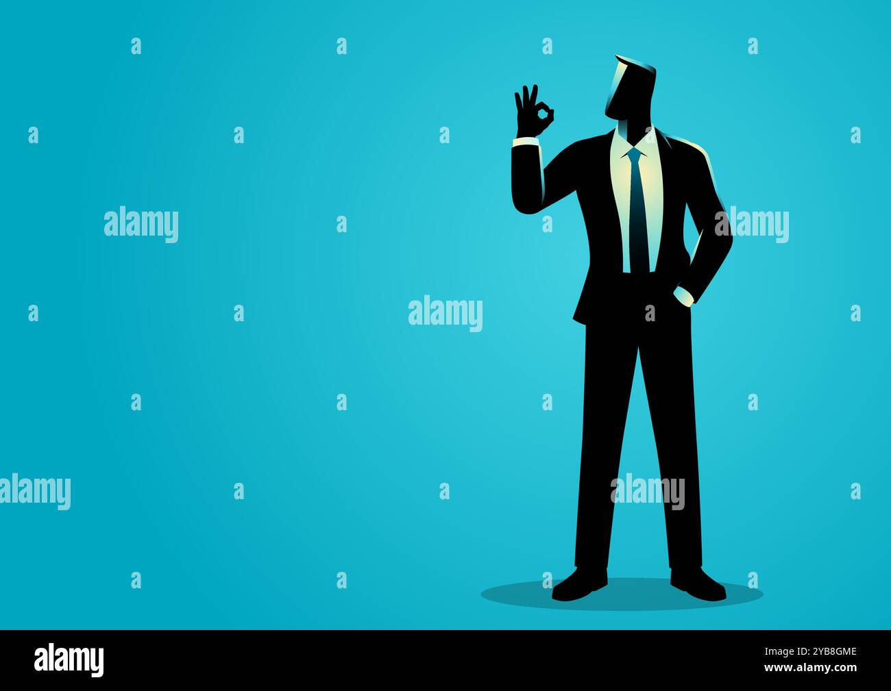 Okay gesture positive approval affirmative Stock Vector Images - Alamy
