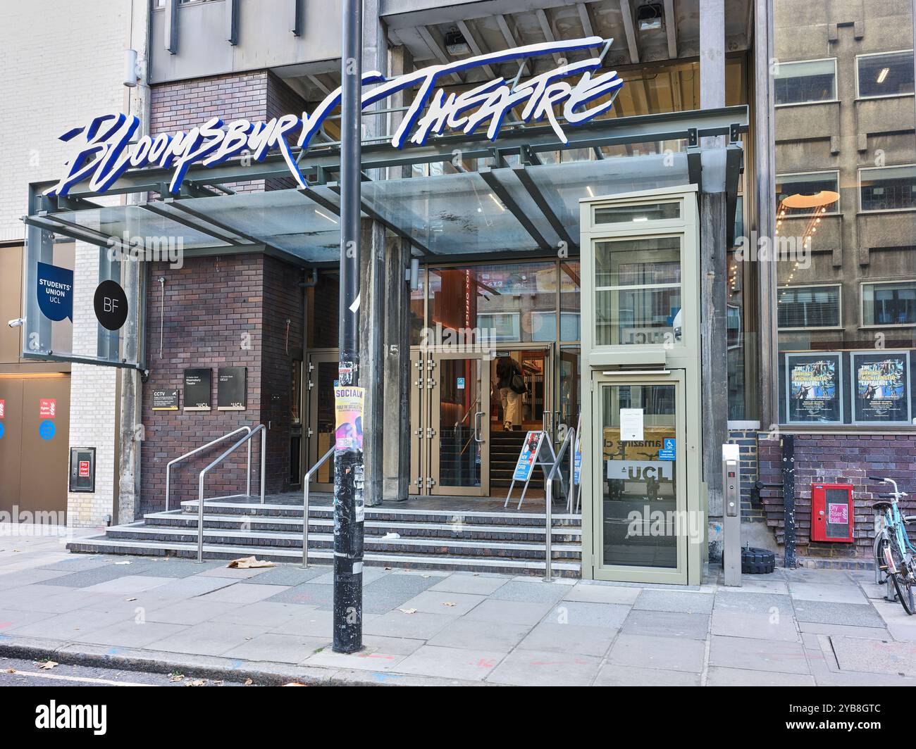Bloomsbury theatre, University College (UCL), London, England Stock ... Bloomsbury theatre, University College (UCL), London, England Stock ...