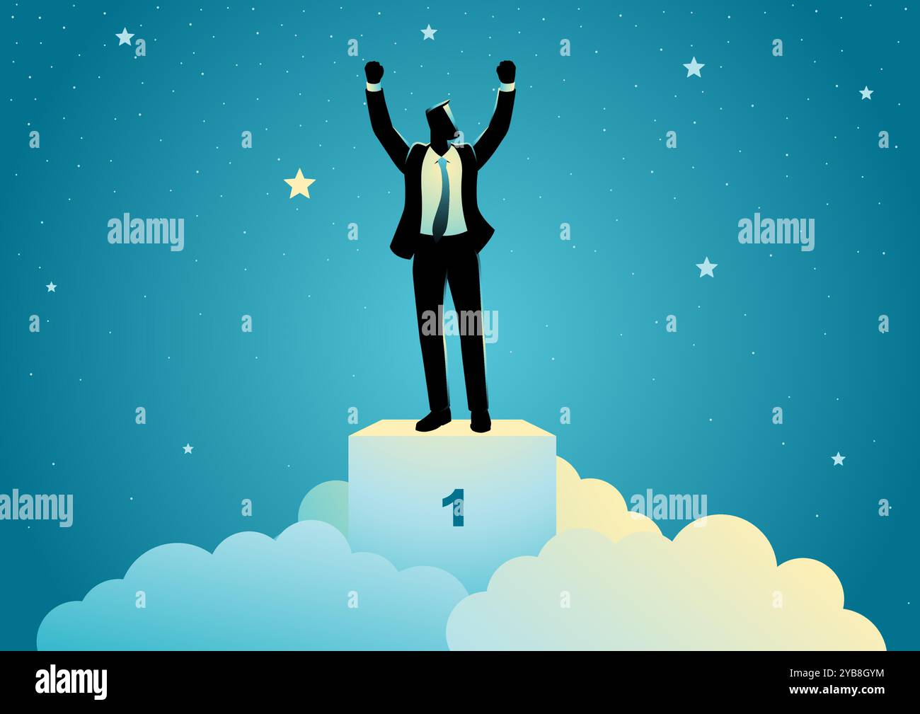 Symbolizing success and accomplishment Stock Vector Images - Alamy