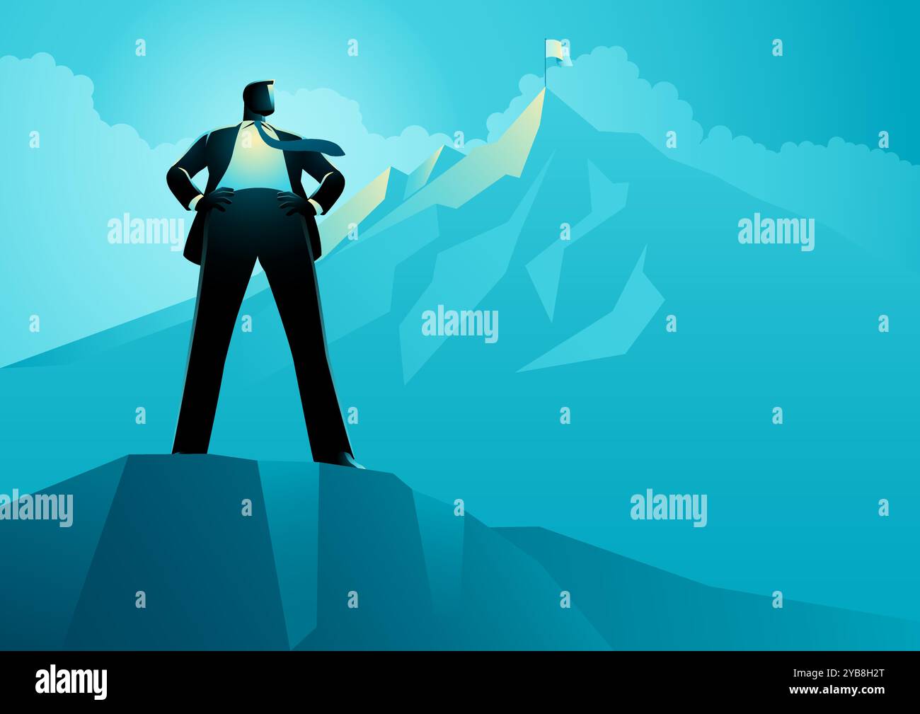 Stunning landscape view on Stock Vector Images - Alamy