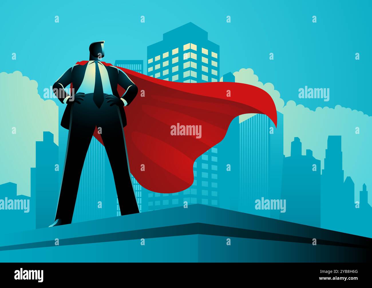 Standing man wearing red Stock Vector Images - Alamy