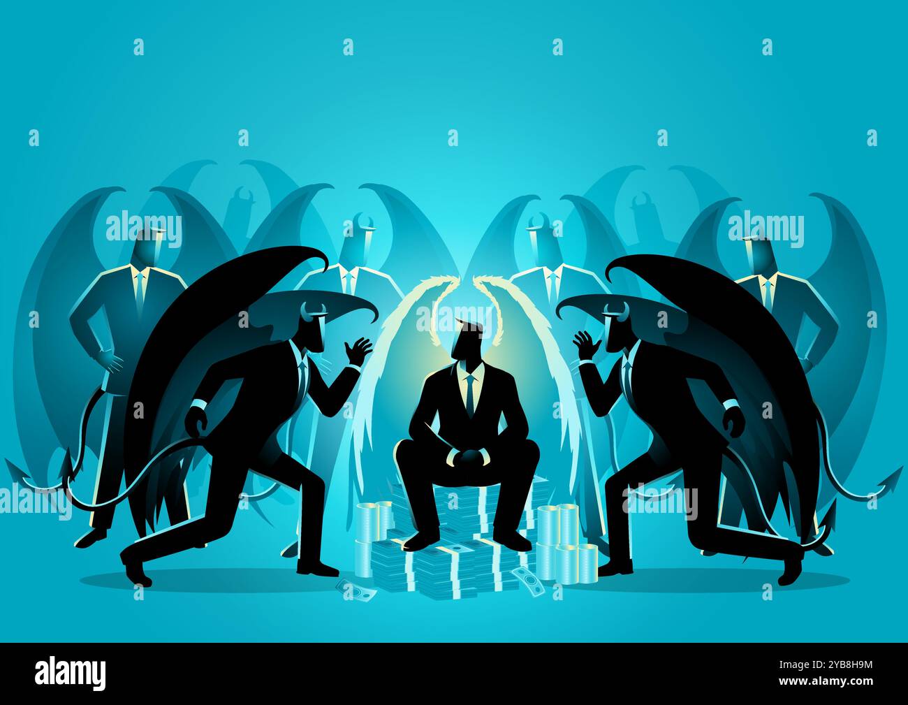 Angel stay Stock Vector Images - Alamy