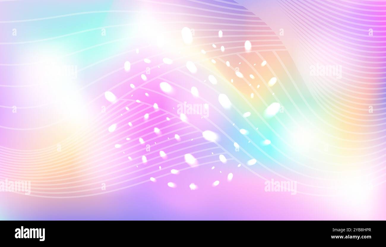 Iridescent rainbow unicorn magic background. Multicolor fantasy ...