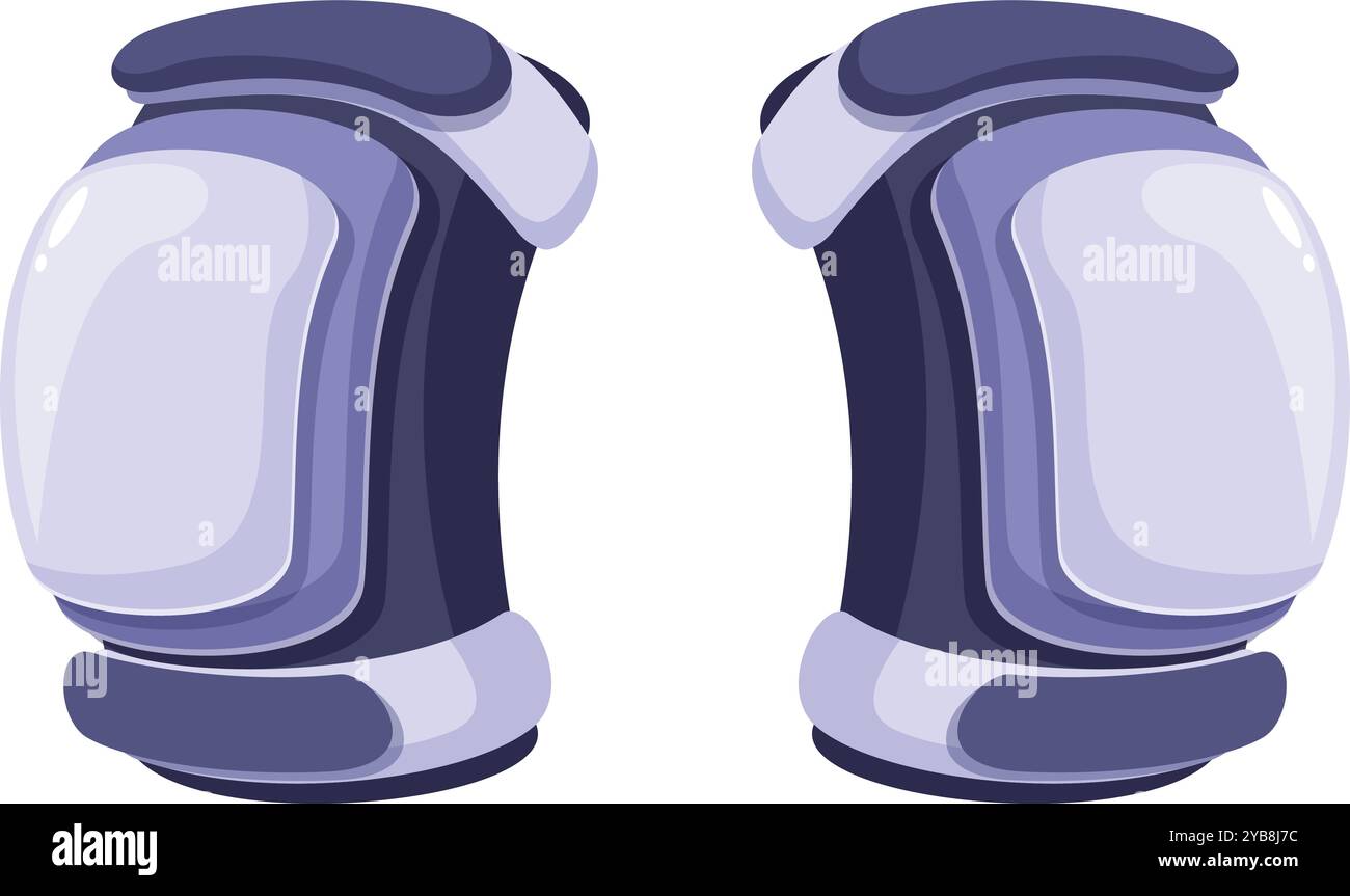 Modern knee pads ensuring safety during various activities, protecting ...