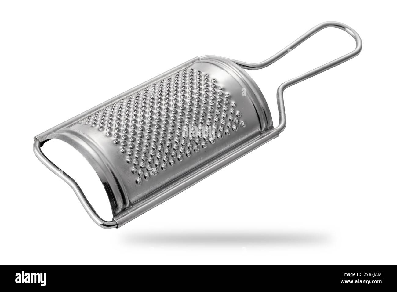 Stainless steel grater isolated on white with clipping path included ...