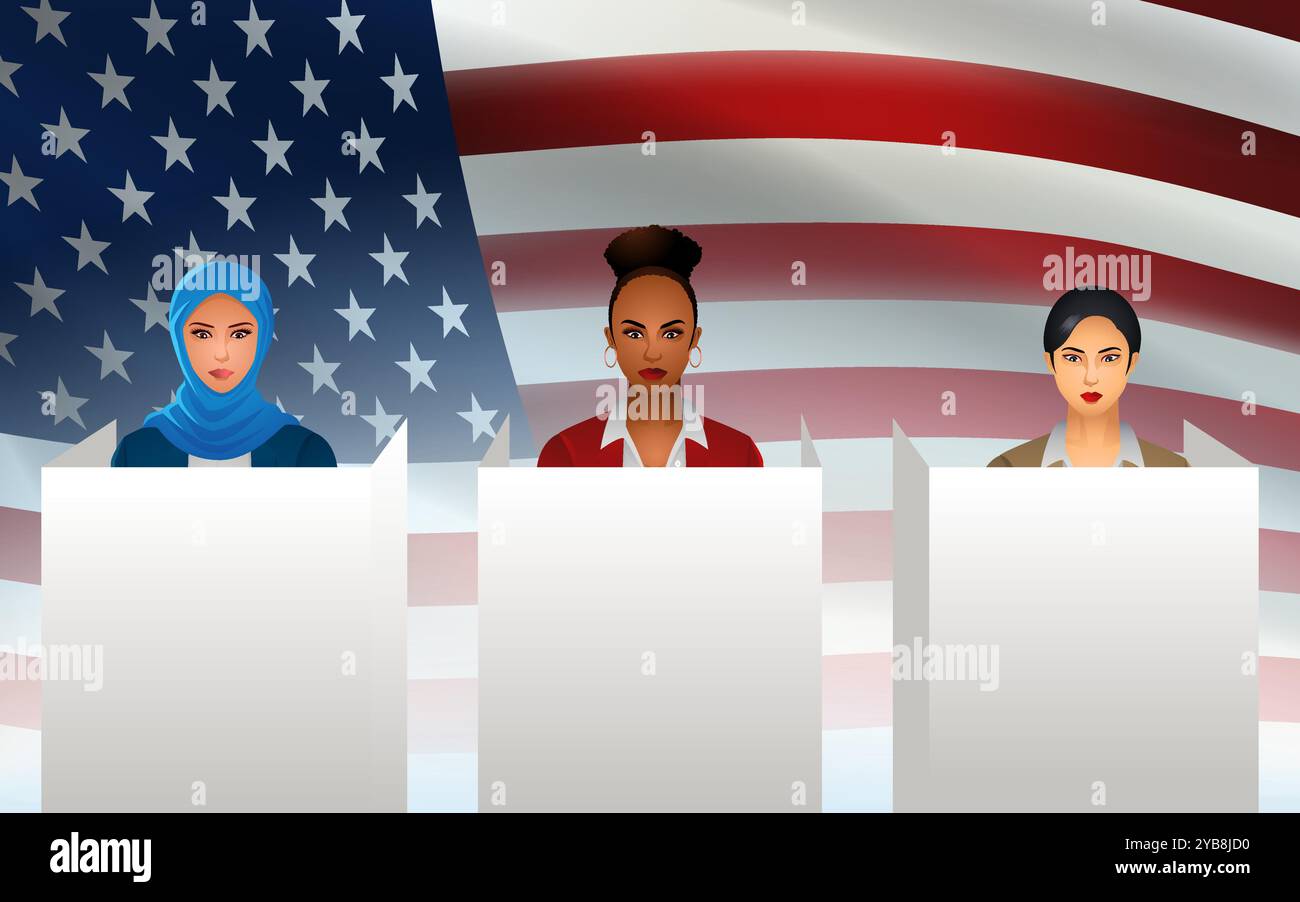 Political participation women Stock Vector Images - Alamy
