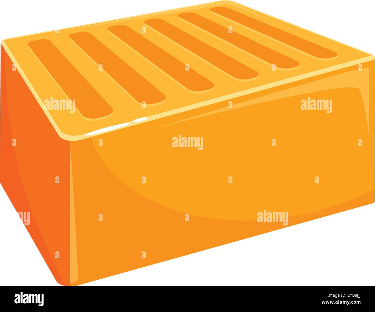 Large block cheddar cheese with slices missing sitting on white ...