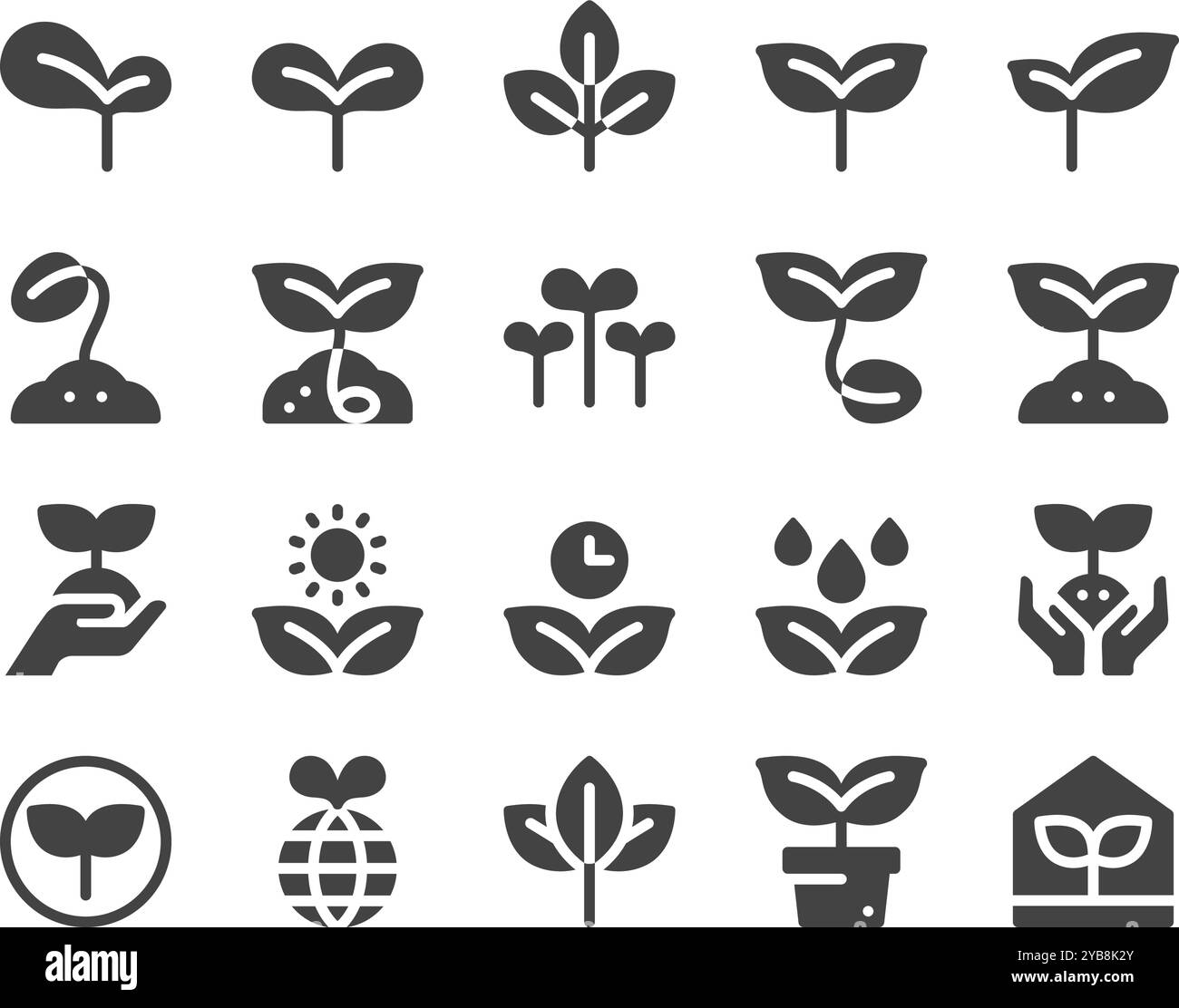 Plant growth factor Black and White Stock Photos & Images - Alamy