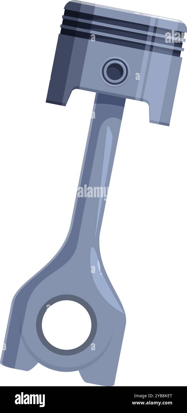 This car engine piston is a crucial part of any combustion engine ...
