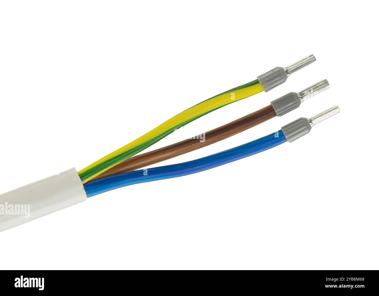 Close Up of Electrical Wires with Terminals Stock Photo - Alamy