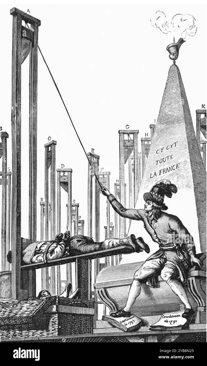 Guillotine execution hi-res stock photography and images - Alamy
