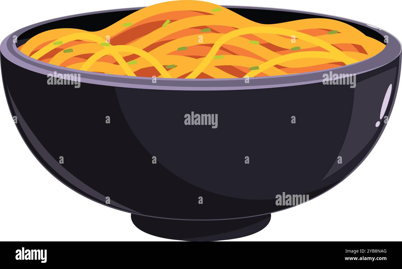 Freshly cooked udon noodles Cut Out Stock Images & Pictures - Alamy