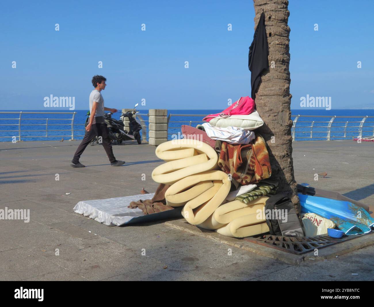 Beirut, Lebanon. 17th Oct, 2024. Displaced Syrian and Lebanese families ...