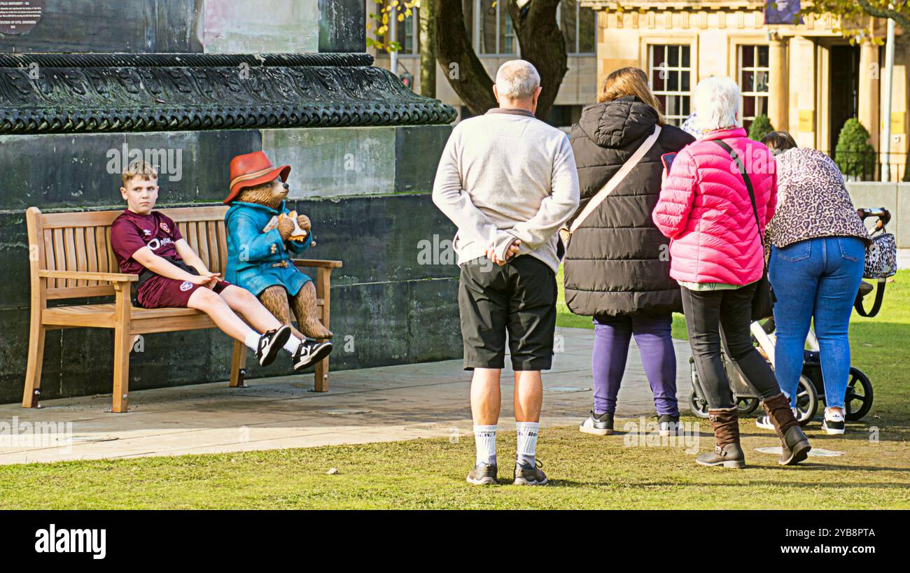 Edinburgh, Scotland, UK. 17th October, 2024. Paddington bear fever hit ...