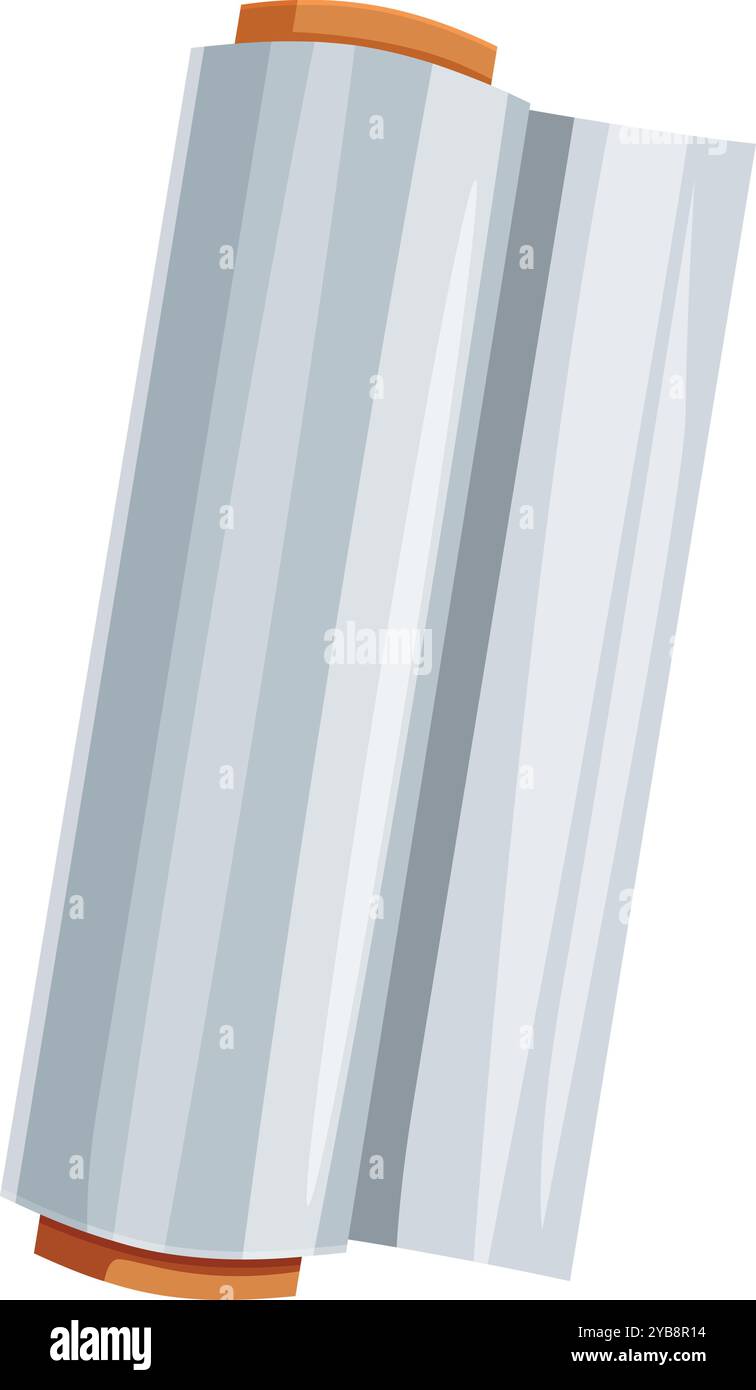 Aluminum foil wrap Stock Vector Images - Alamy