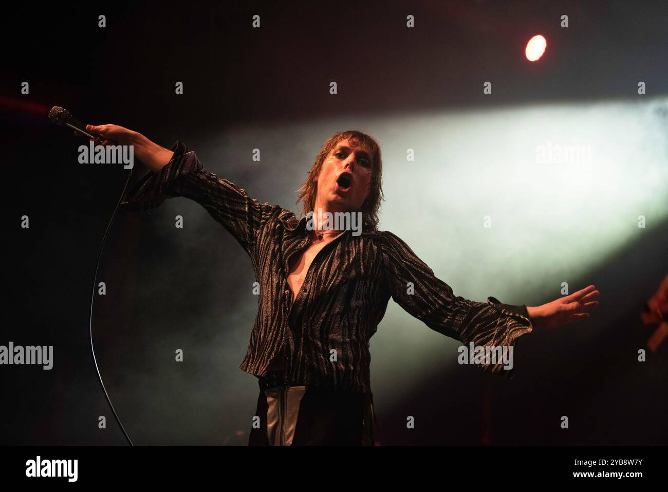 British glam rock band, The Struts, performing live in Berlin at The ...
