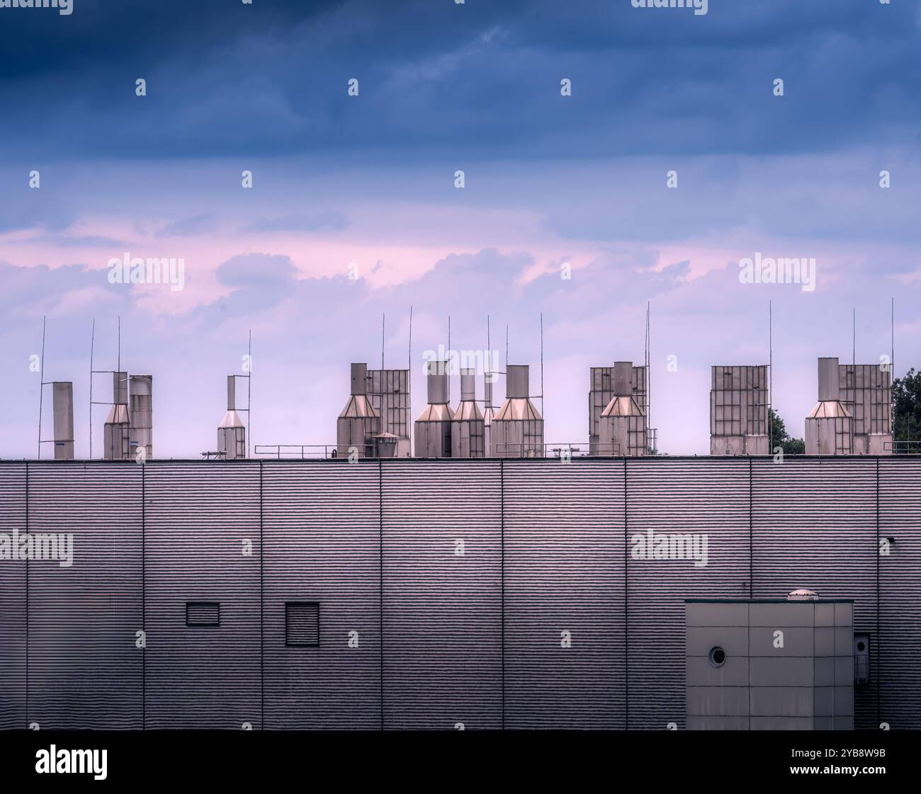 Facade of an old chemical factory Stock Photo - Alamy