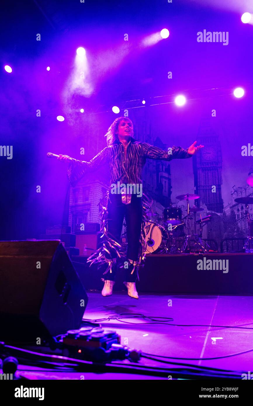 British glam rock band, The Struts, performing live in Berlin at The ...