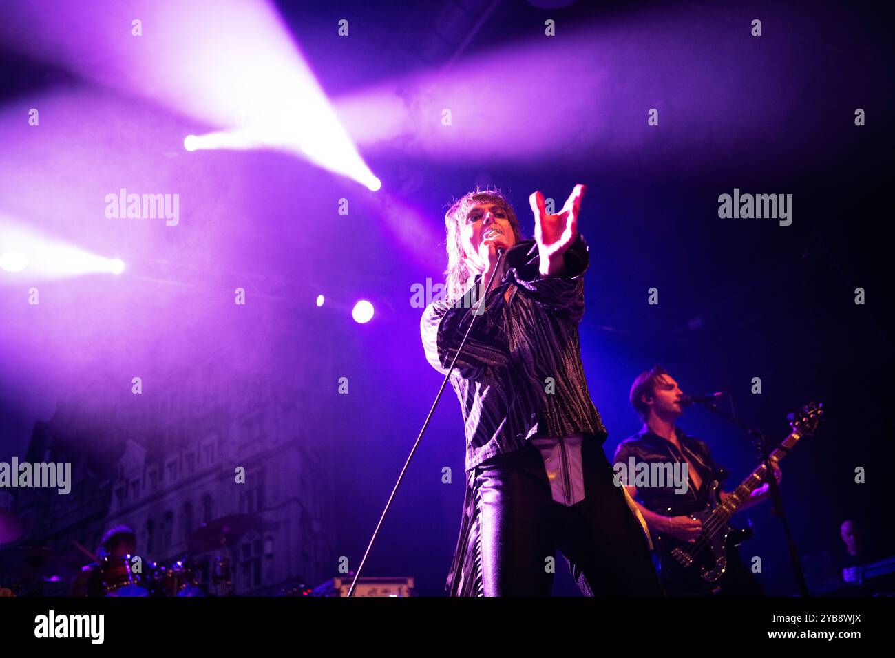 British glam rock band, The Struts, performing live in Berlin at The ...