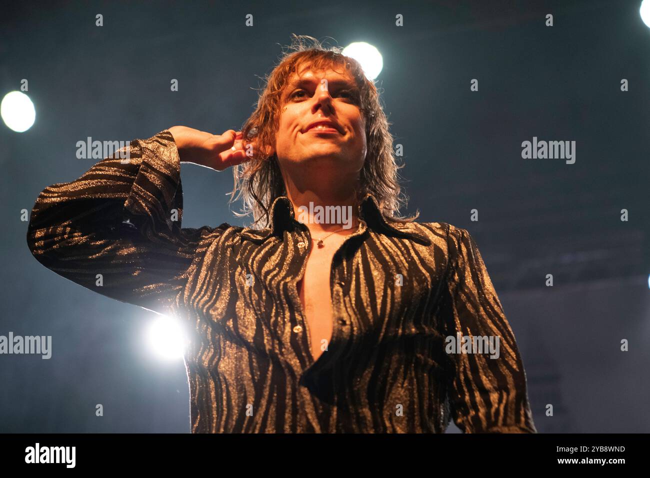 British glam rock band, The Struts, performing live in Berlin at The ...