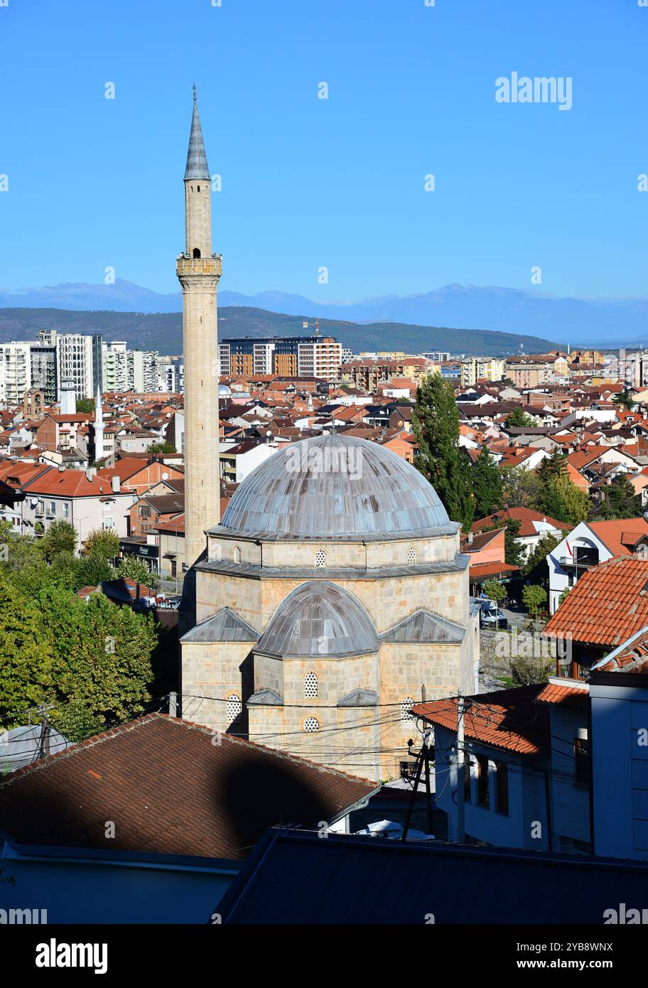 The historical Sinan Pasha Mosque in Prizren, Kosovo, was built during ...