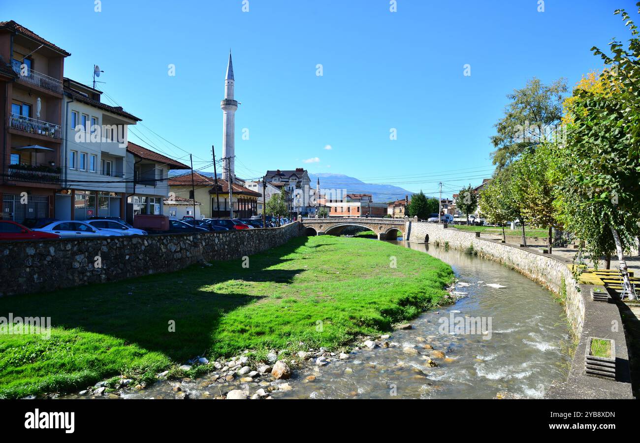 The Historical Suzi Celebi Mosque and Bridge in Prizren, Kosovo, was ...