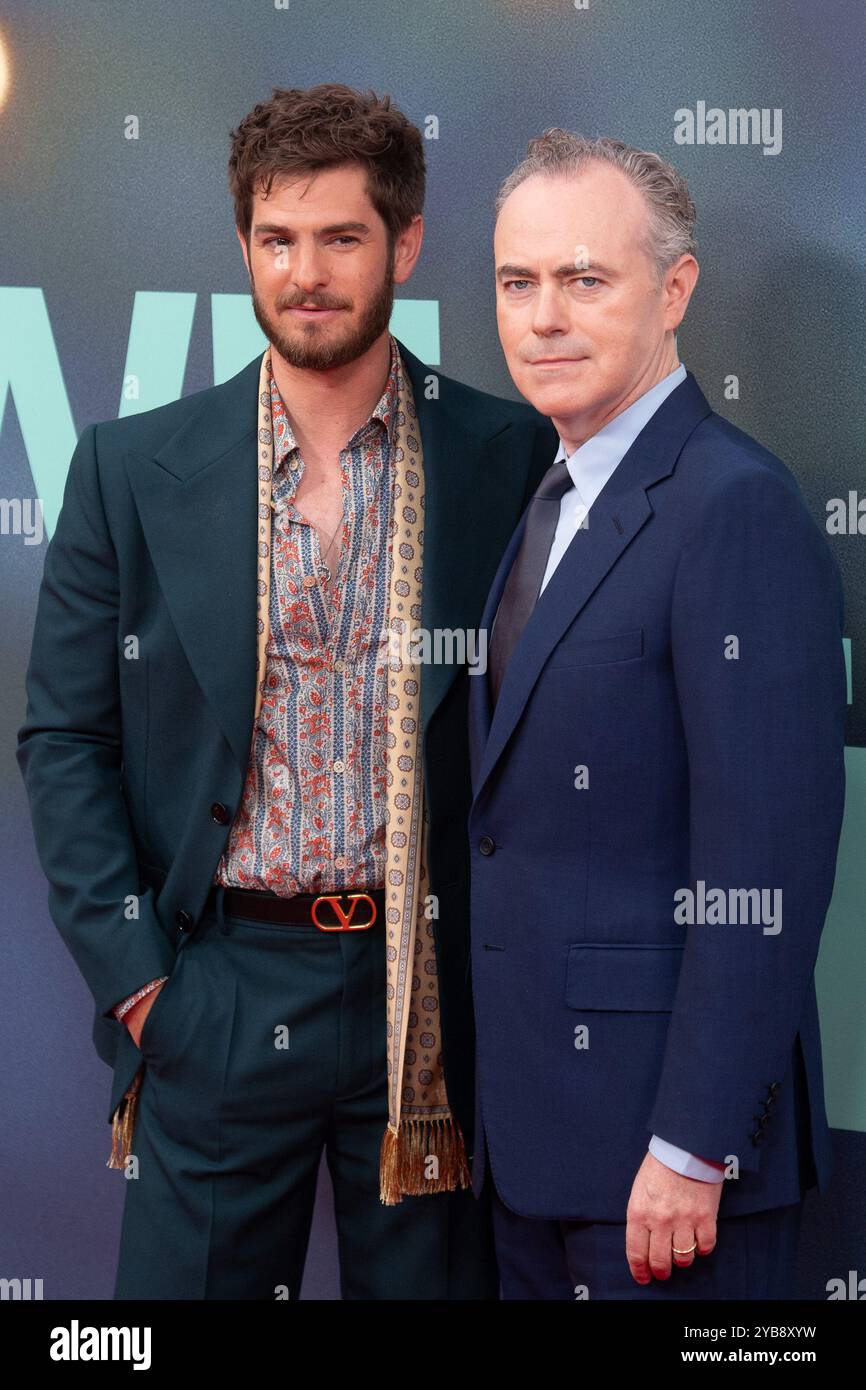 London, UK. 17 Oct, 2024. Pictured: (L-R) - Andrew Garfield and ...