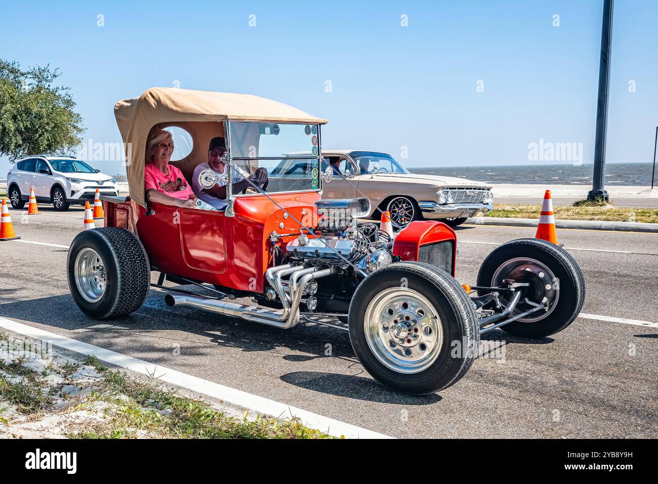Gulfport, MS - October 03, 2023: High perspective front corner view of ...