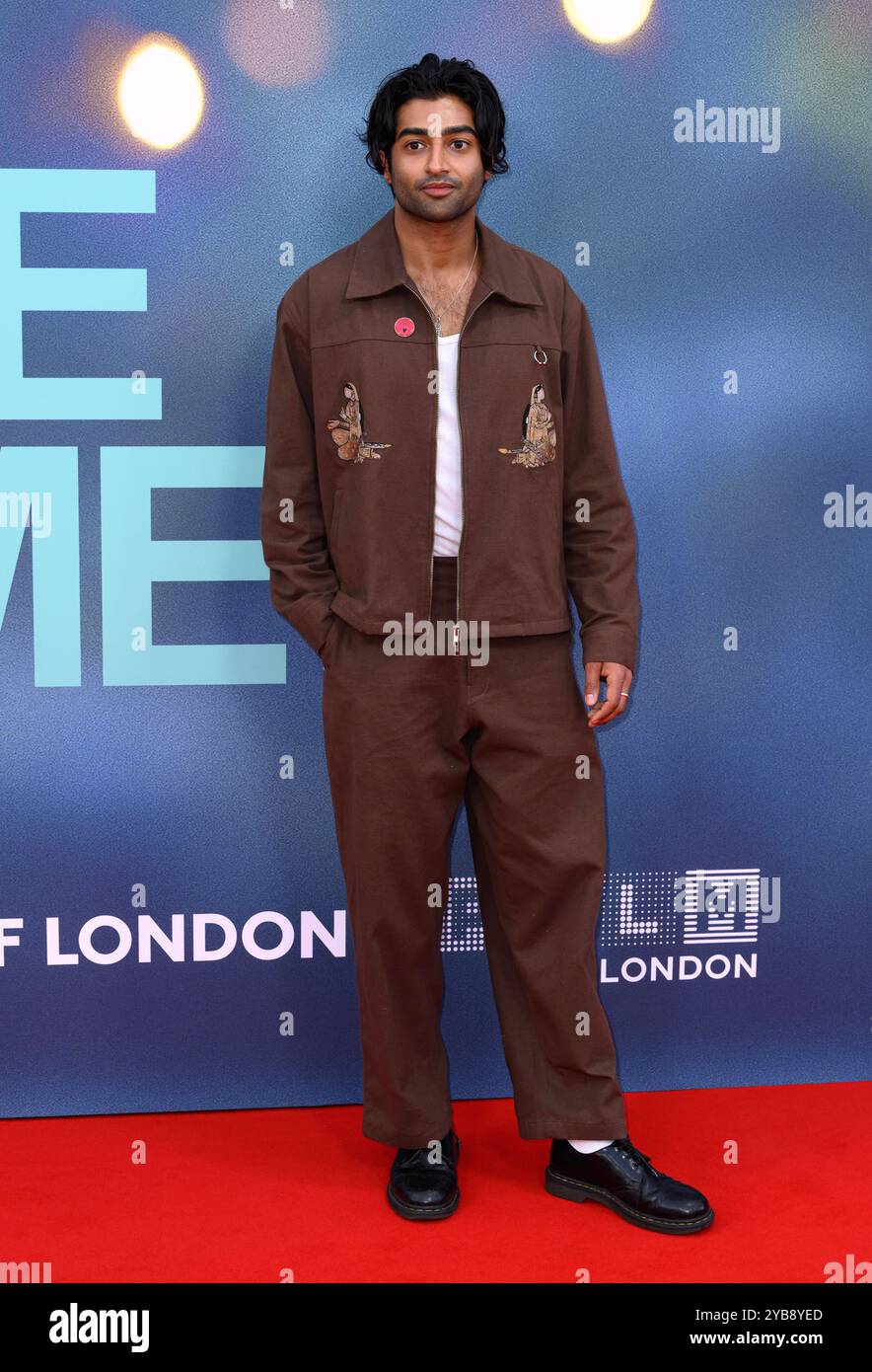 London, UK. October 17th, 2024. Nikhil Parmar arriving at the BFI London Film Festival Special ...